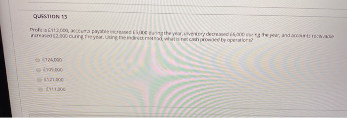 Solved QUESTION 13 Profit Is 112 000 Accounts Payable Chegg solved-question-13-profit-is-112-000-accounts-payable-chegg