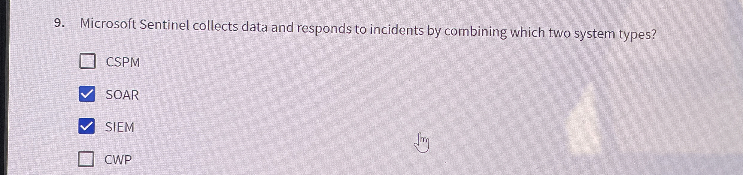 Solved Microsoft Sentinel collects data and responds to | Chegg.com