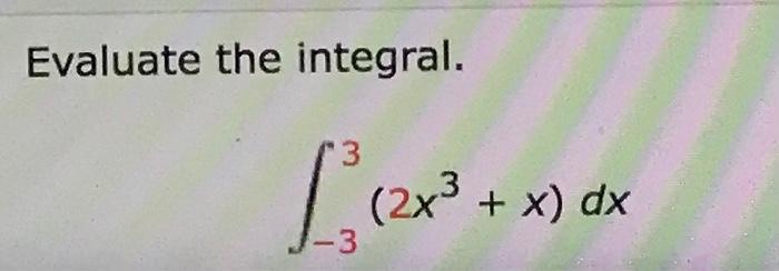 Solved Evaluate the integral. (Use C for the constant of | Chegg.com