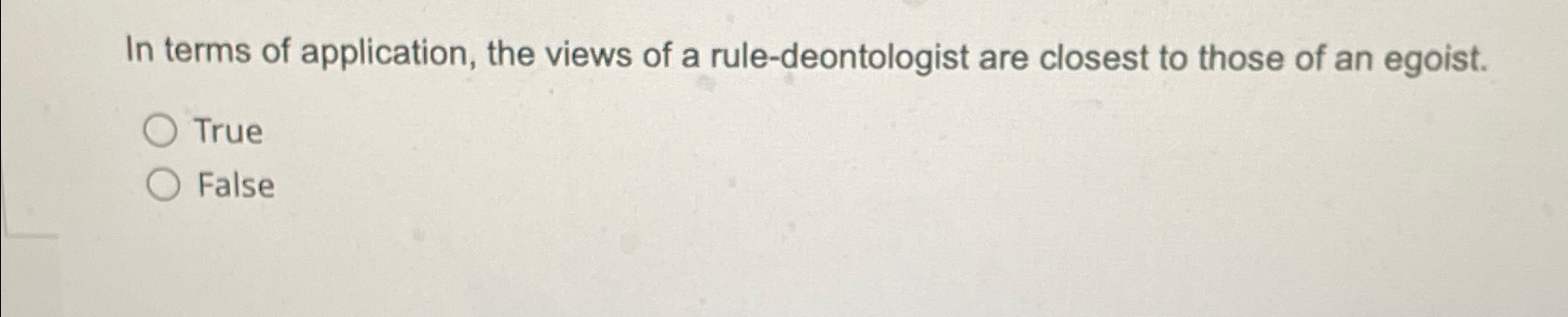 Solved In terms of application, the views of a | Chegg.com