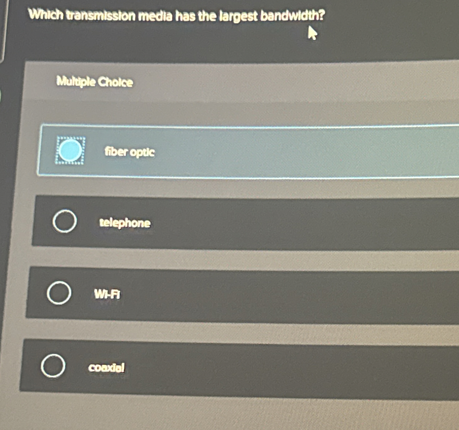 Solved Which transmisston media has the largest | Chegg.com