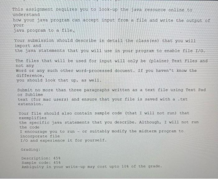 Solved The Programming Language Is Java I Am Using Textpad 7769