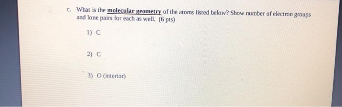 Solved 1. Consider the molecule CH3CO2H (skeletal structure | Chegg.com