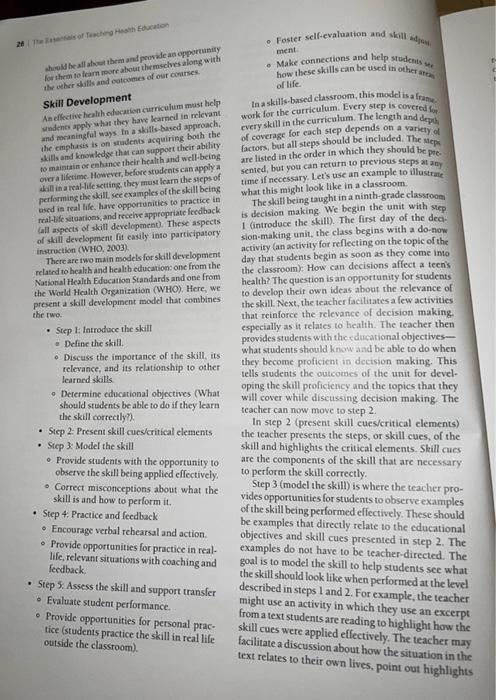 Please use Chapter 2 from Benes & Alperin, 2022 | Chegg.com