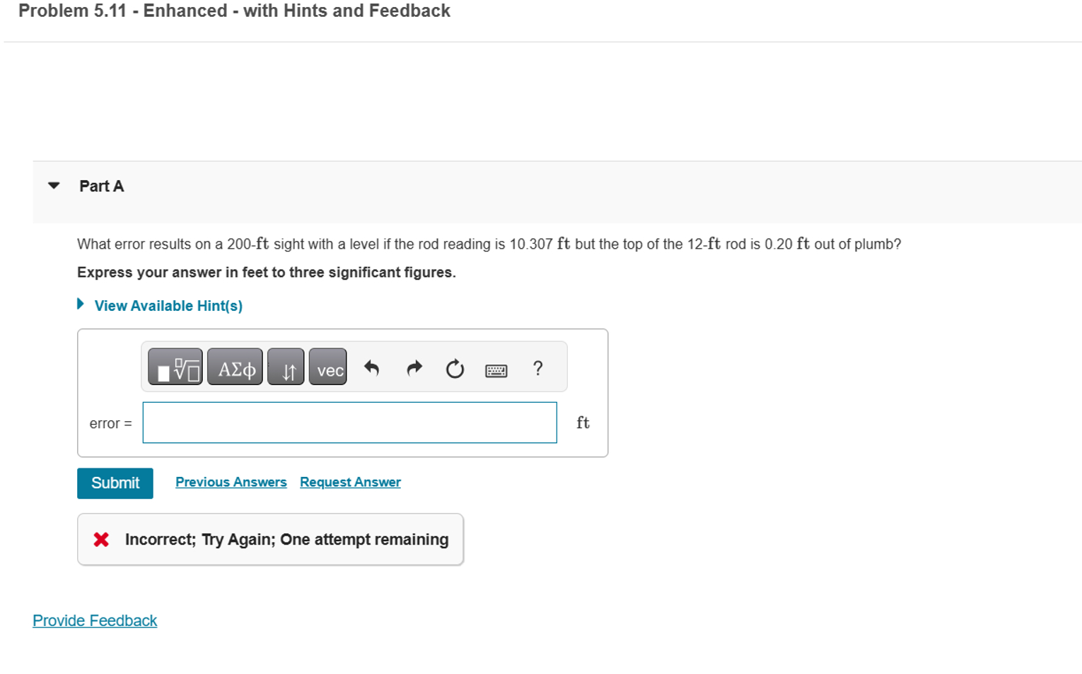 Solved Problem 5.11 - ﻿Enhanced - ﻿with Hints and | Chegg.com