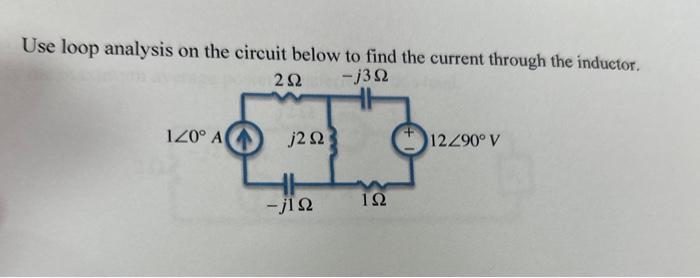 Solved Use loop analysis on the circuit below to find the | Chegg.com