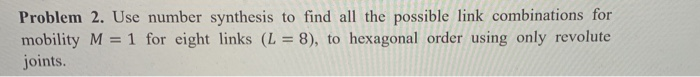 Solved Problem 2. Use number synthesis to find all the | Chegg.com