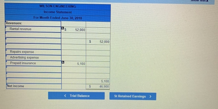 Solved Wilson Engineering completed the following | Chegg.com Solved Wilson Engineering completed the following | Chegg.com