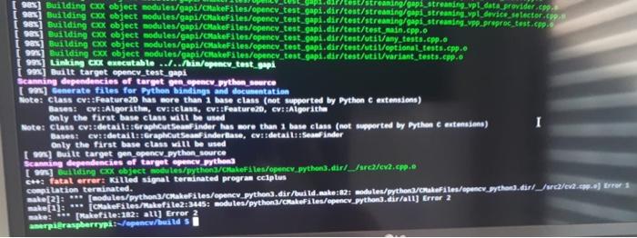 Solved when I download the opencv to my raspberry its give | Chegg.com