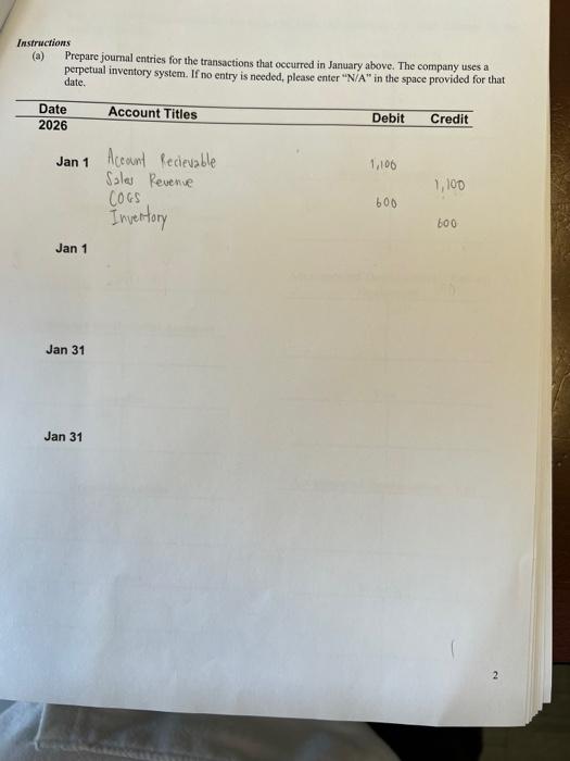 Solved Accounting Cycle Project - Part 2 Continuing Case: | Chegg.com