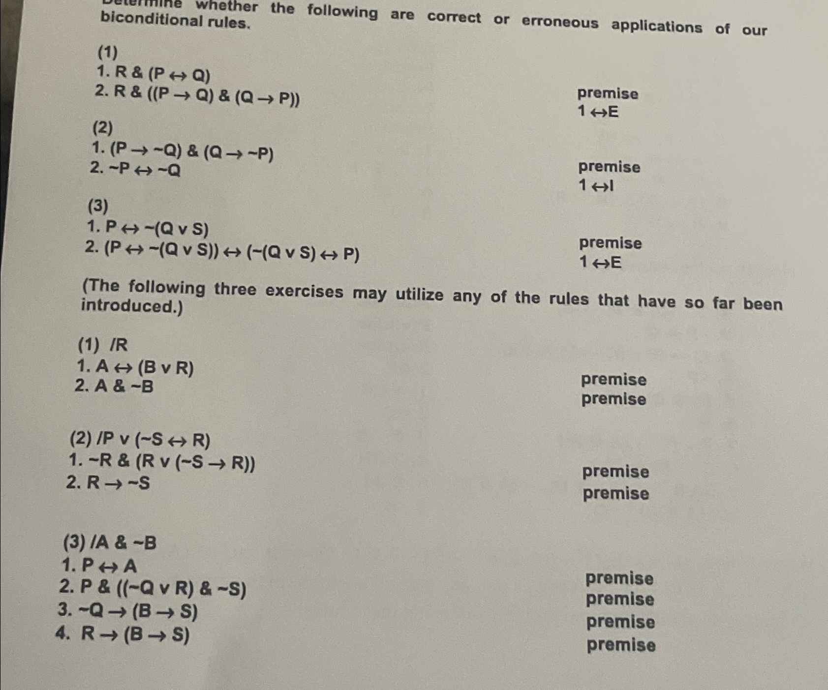 Solved whether the following are correct or erroneous | Chegg.com
