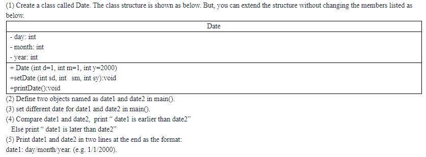 Solved Create a class called Vector3d for vector in three | Chegg.com