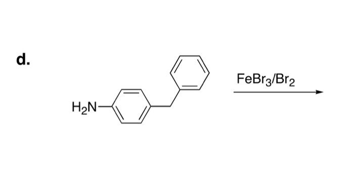 Solved d. FeBr3/Br2 | Chegg.com