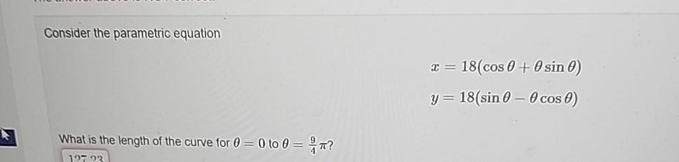 Solved Consider the parametric | Chegg.com