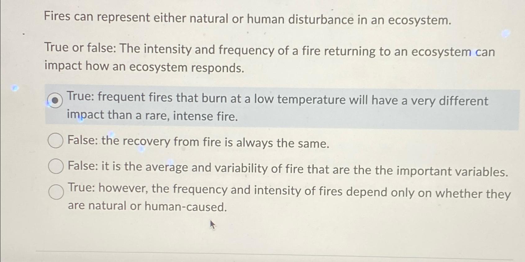 Solved Fires can represent either natural or human | Chegg.com