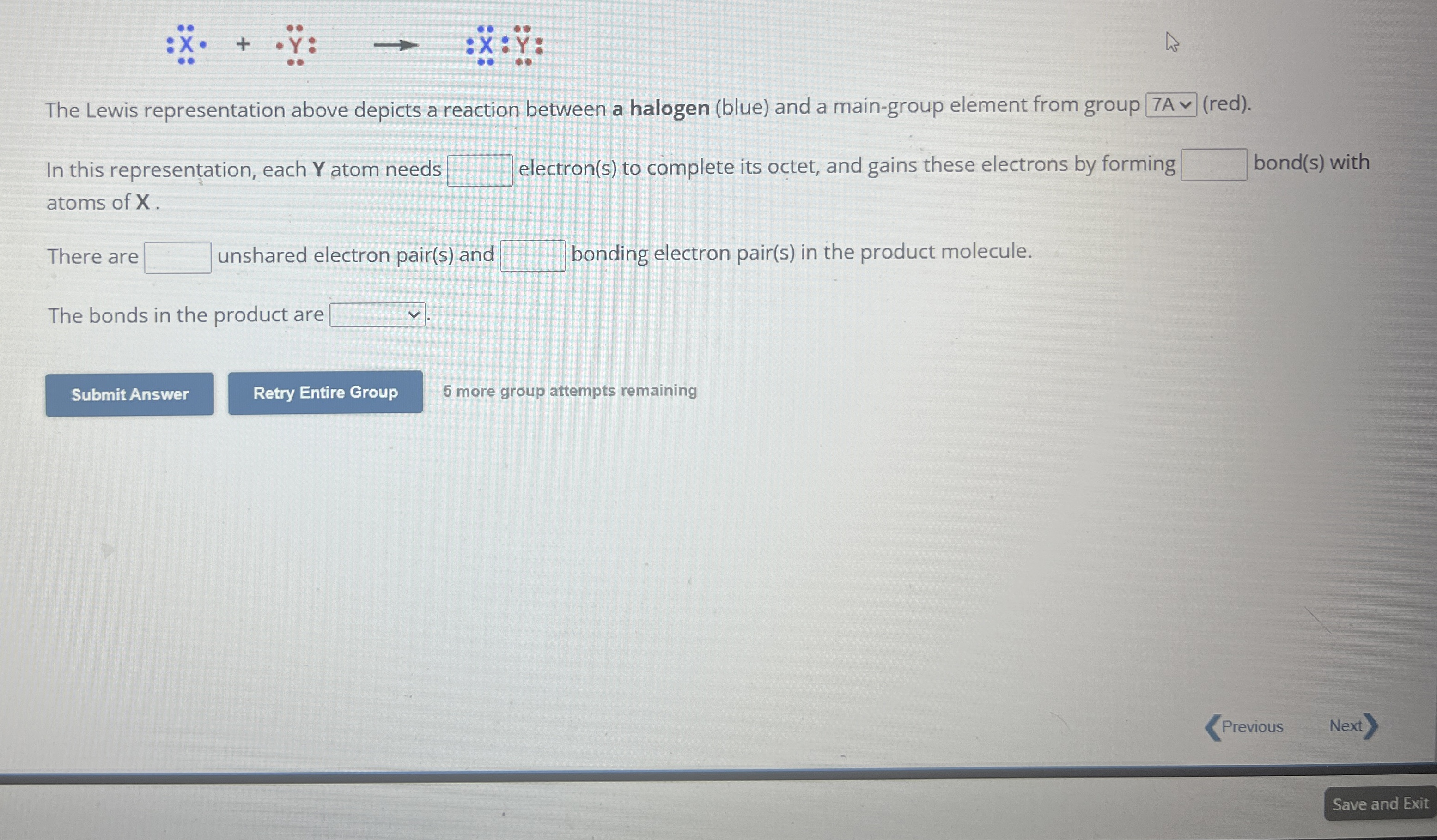 Solved The Lewis representation above depicts a reaction | Chegg.com