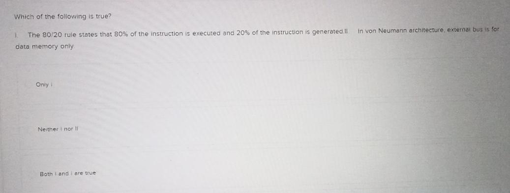 Solved Which of the following is true?The 8020 ﻿rule states | Chegg.com