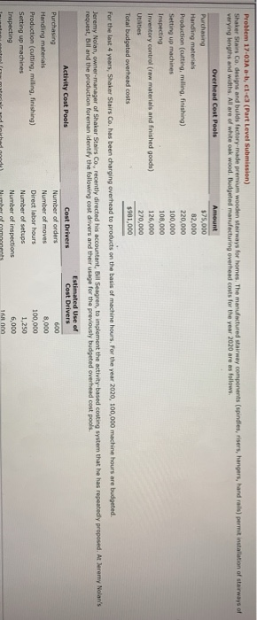 Solved Problem 17-03A a-b, c-c (Part Level Submission) | Chegg.com