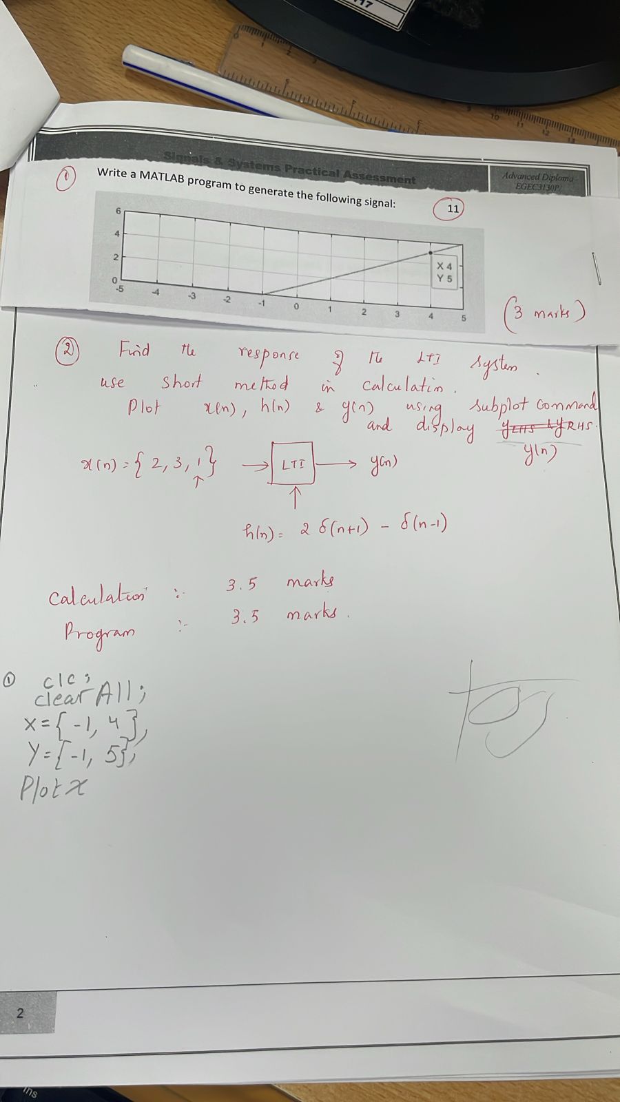 Solved (2) ﻿Finid the response of the L+bar (z) ﻿system.use | Chegg.com