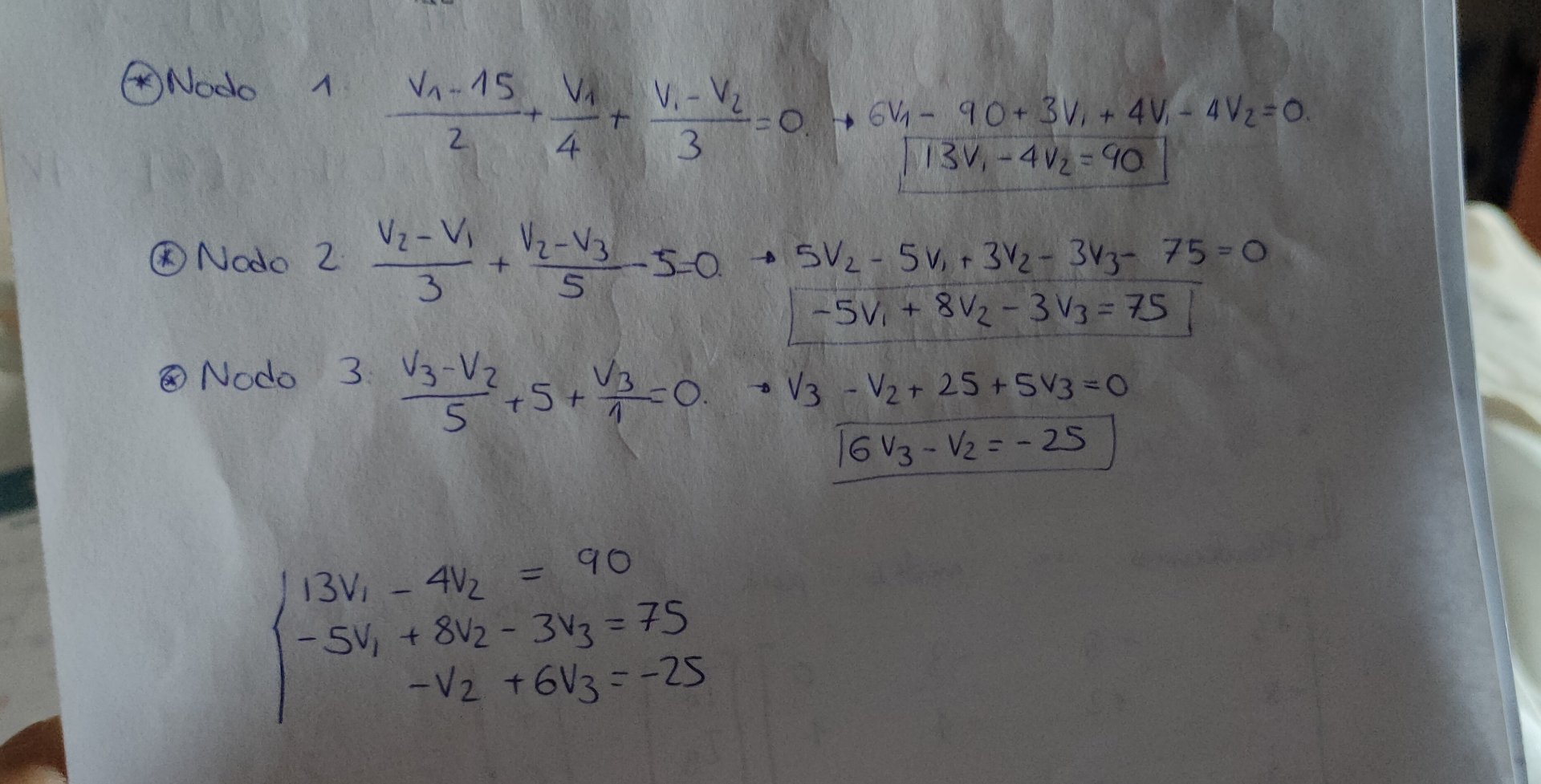 Solved 13v1-4v2=90 ﻿(*) | Chegg.com