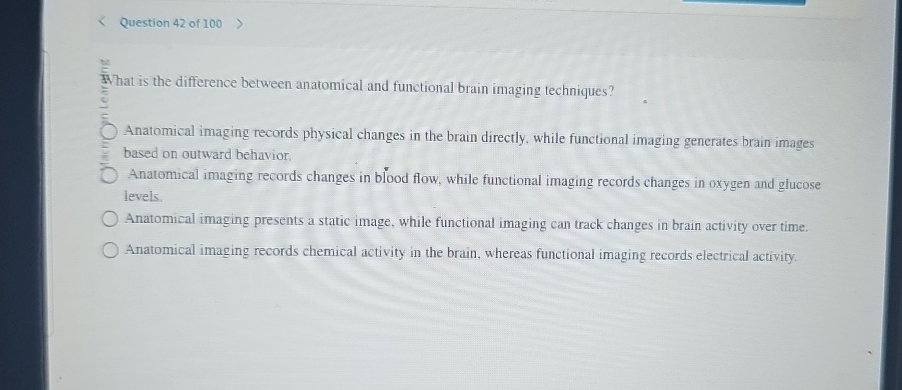 Solved Question 42 ﻿of 100$hat is the difference between | Chegg.com