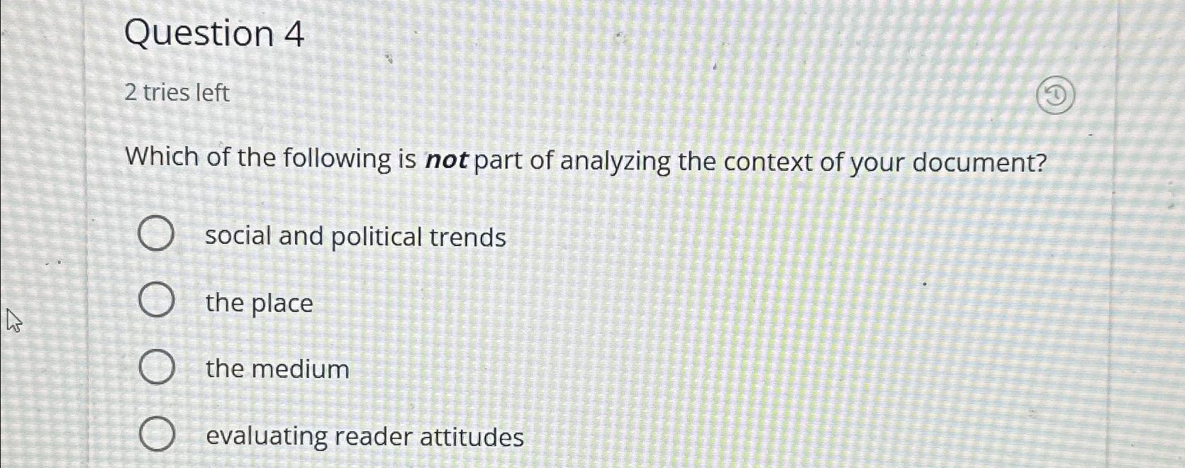 Solved Question 42 ﻿tries leftWhich of the following is not | Chegg.com