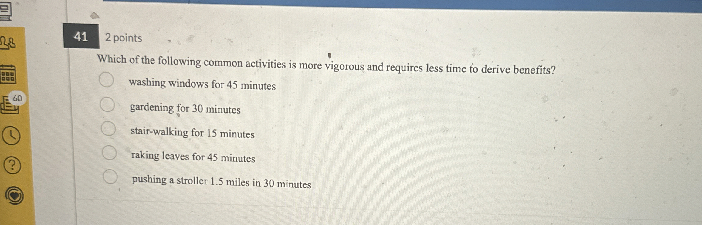 Solved 412 ﻿pointsWhich of the following common activities | Chegg.com