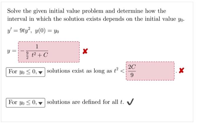 Solve the given initial value problem and determine | Chegg.com