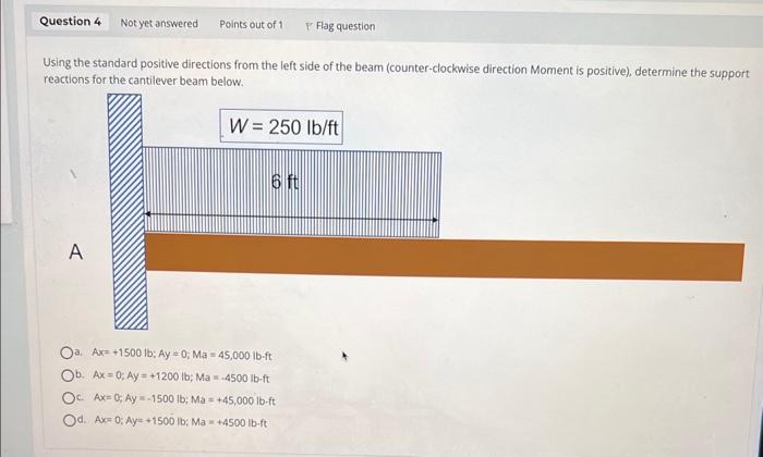 Solved Using the standard positive directions from the left | Chegg.com