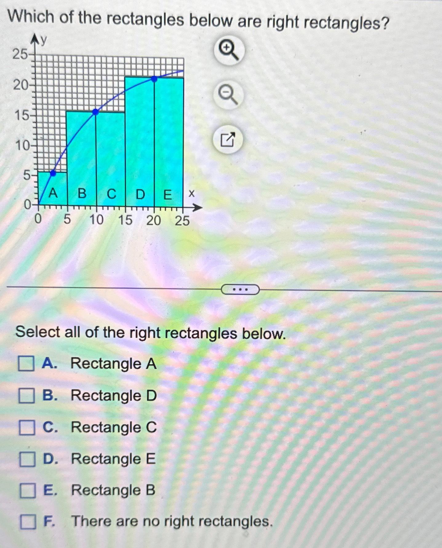 Solved Which of the rectangles below are right | Chegg.com