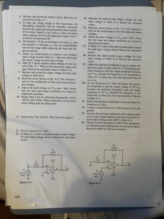 Solved Inverting and nonimerting amplifiers are the most | Chegg.com