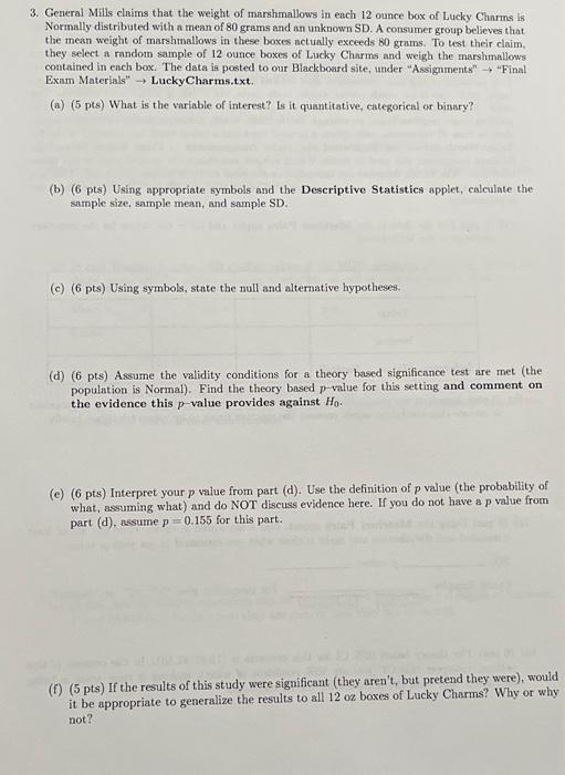 (b) (6 pts) Using appropriate symbols and the | Chegg.com
