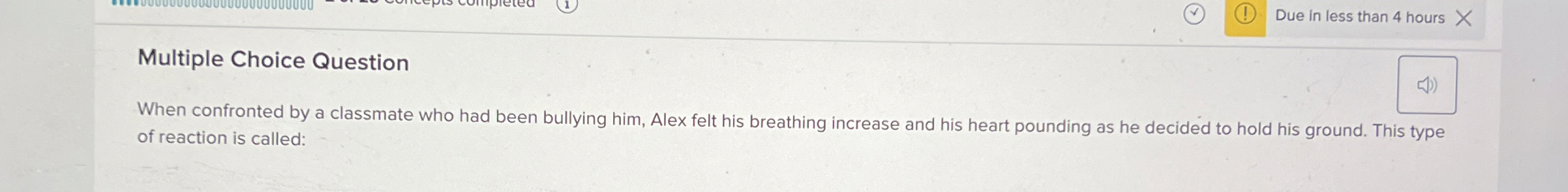 Solved Due in less than 4 ﻿hoursMultiple Choice QuestionWhen | Chegg.com