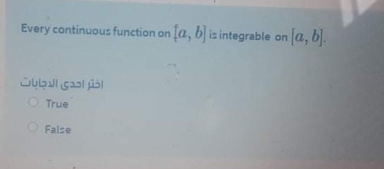 Solved Every continuous function on [a, b] is integrable on | Chegg.com