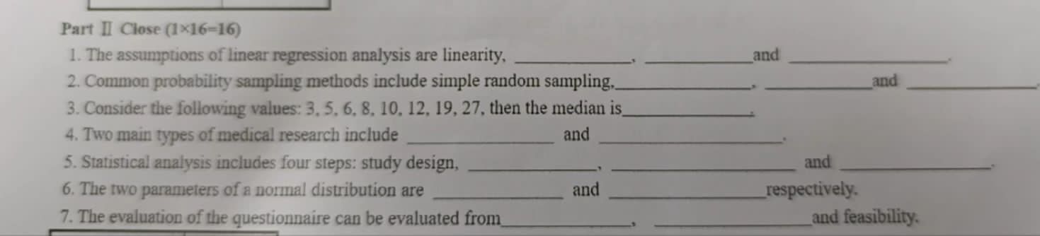 Solved Part Ii Close 1×16 16the Assumptions Of Linear