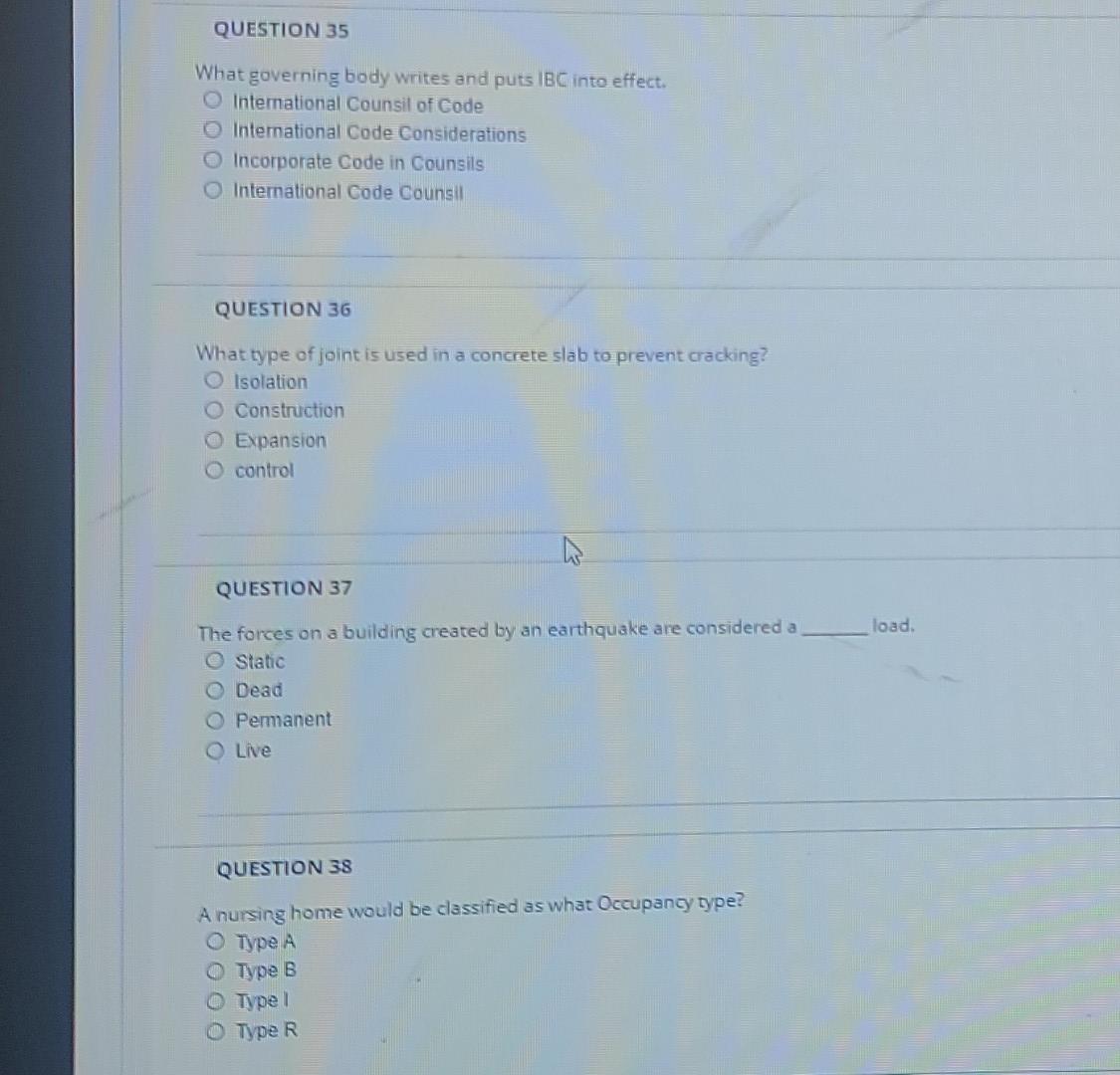 Solved 35 through 38 | Chegg.com