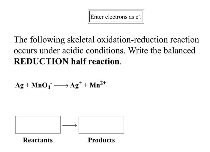 Solved 2Ag + SO42-—>Ag2O + S032- In the above reaction, the | Chegg.com