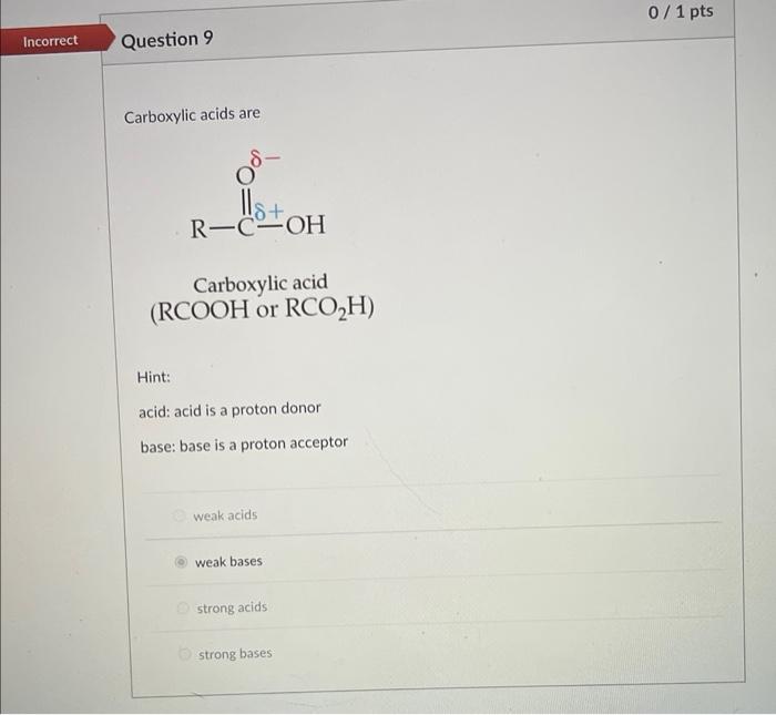 Solved Identify the carboxylic acid functional group? a. ROR | Chegg.com
