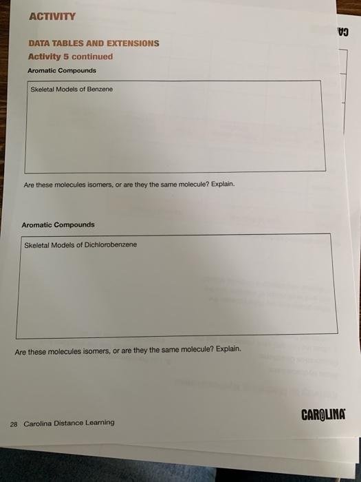 Solved ACTIVITY V3 DATA TABLES AND EXTENSIONS Activity 5 | Chegg.com