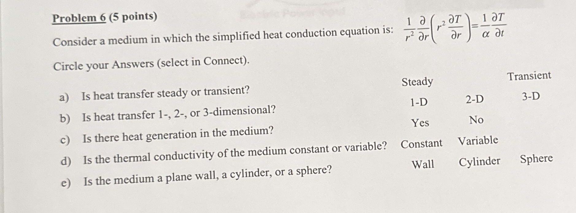 Solved Problem 6 (5 ﻿points)Consider a medium in which the | Chegg.com