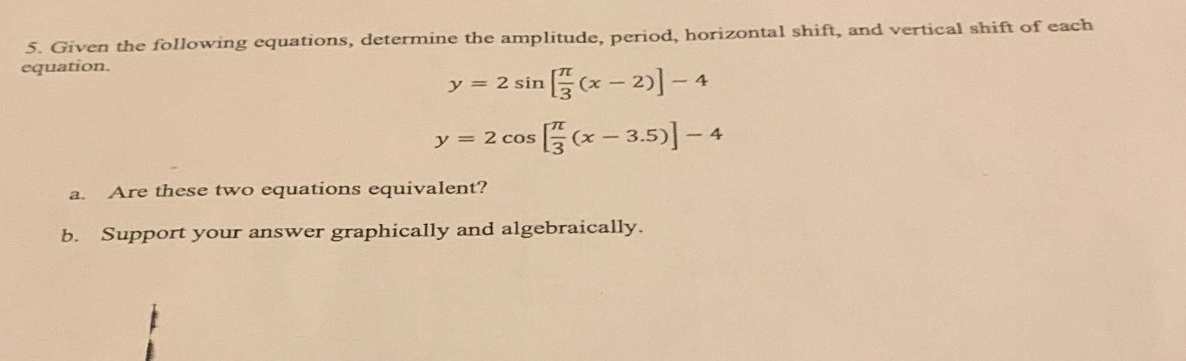 Solved Given the following equations, determine the | Chegg.com