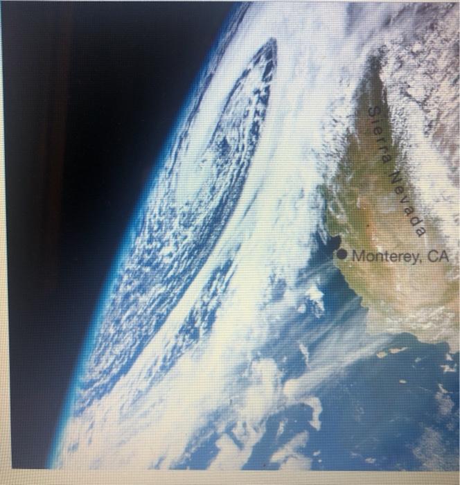 Solved this wintertime satellite image shows a large | Chegg.com