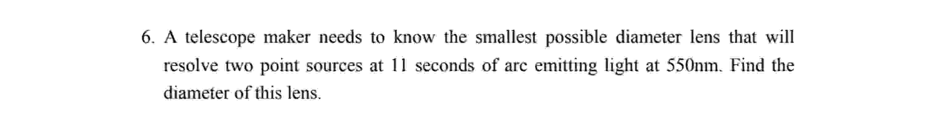 Solved Two distant objects are viewed using a converging | Chegg.com