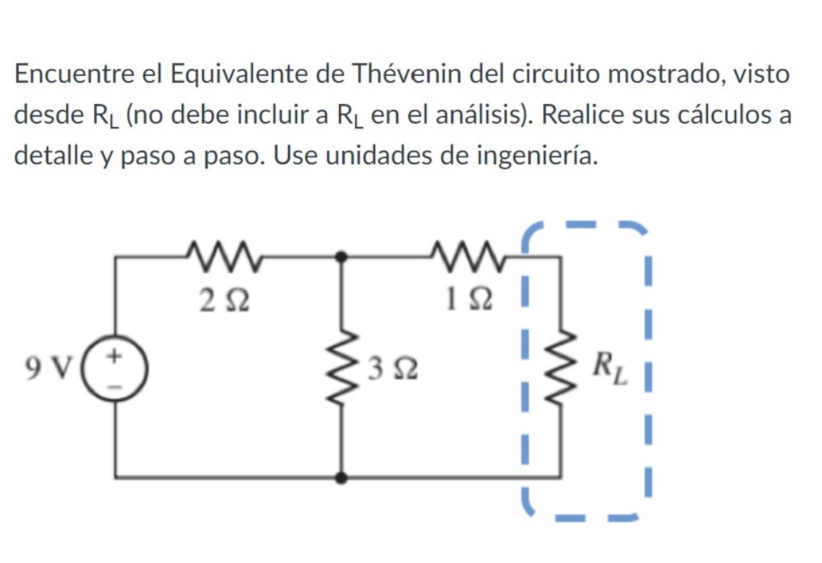 Solved Encuentre el Equivalente de Thévenin del circuito | Chegg.com