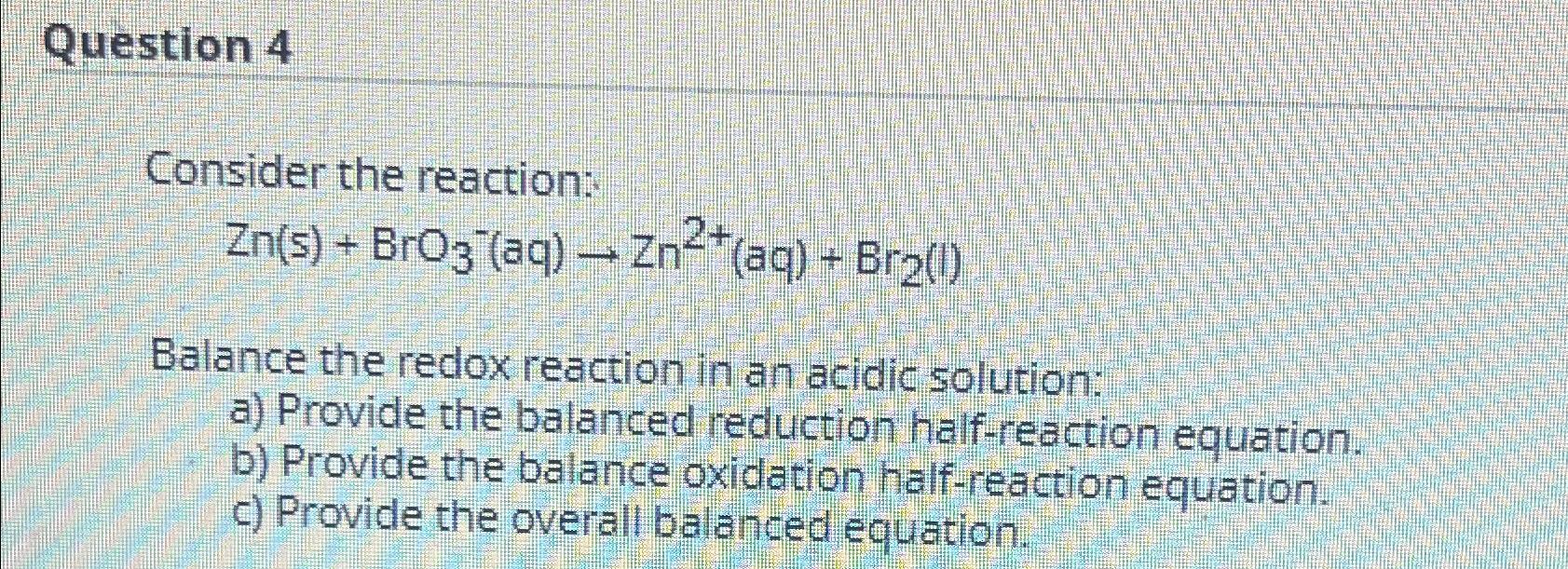 Solved Question 4Consider the | Chegg.com