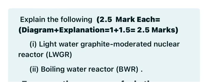 Solved Explain the following (2.5 Mark Each= | Chegg.com