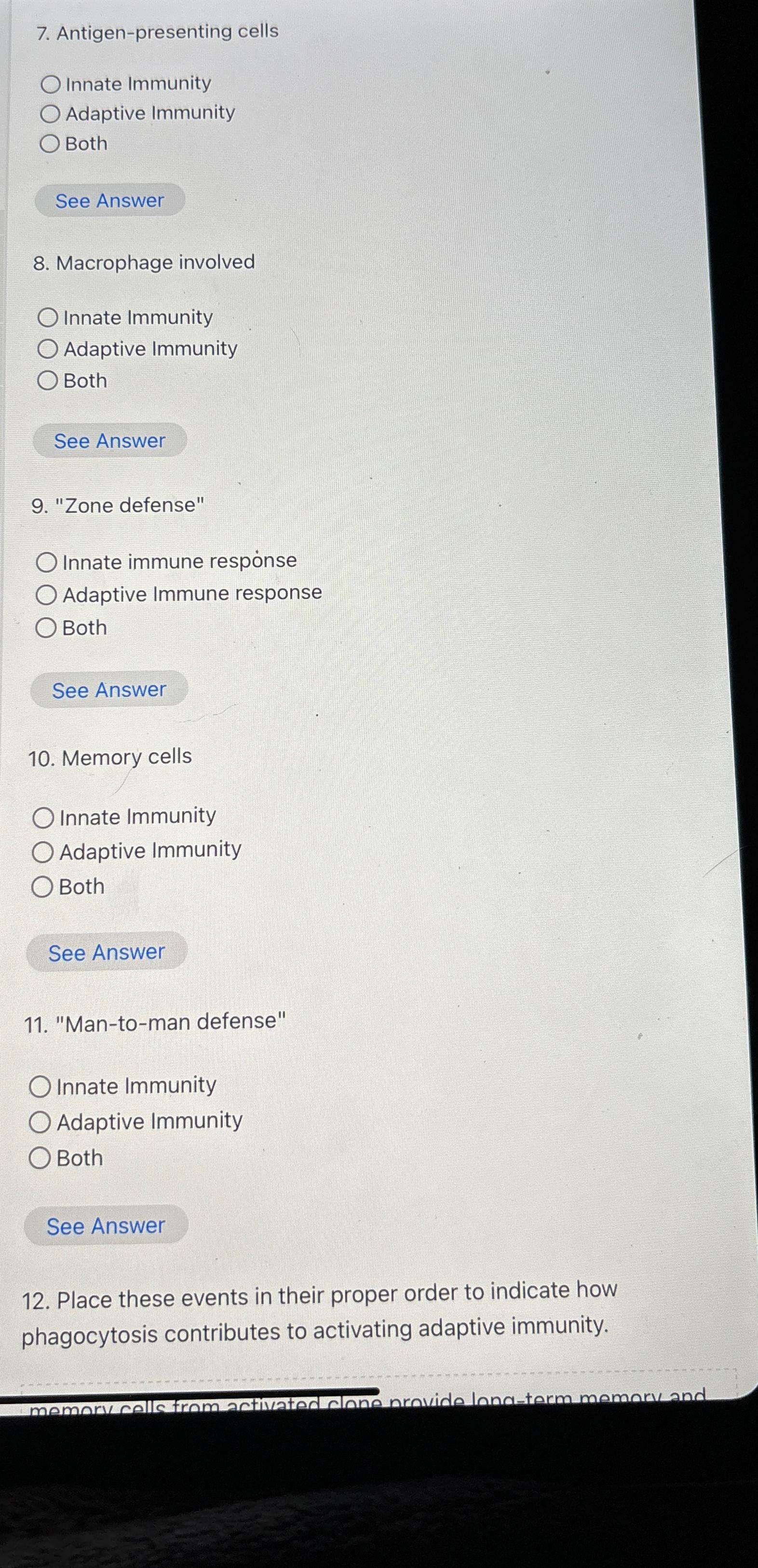 Solved Antigen-presenting cellsInnate ImmunityAdaptive | Chegg.com
