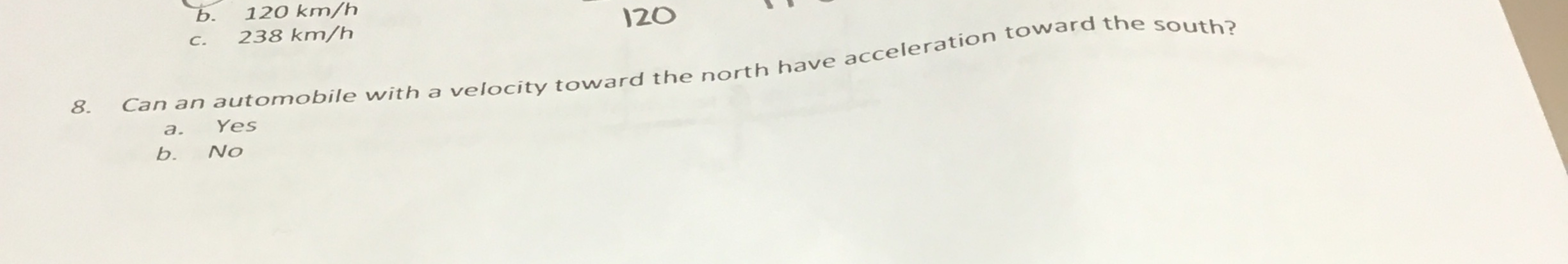 Solved Can an automobile with a velocity toward the north | Chegg.com