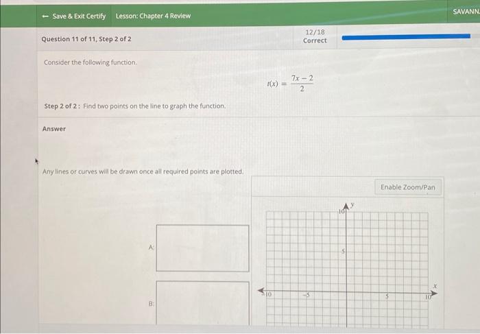 Solved Consider the following function: r(x)=27x−2 Step 2 of | Chegg.com