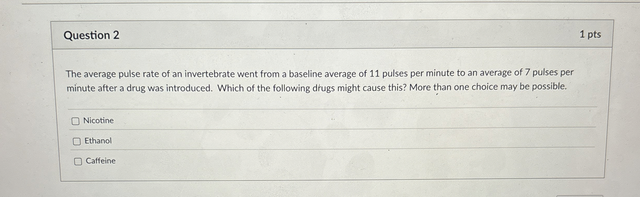 Solved Question 21 ﻿ptsThe average pulse rate of an | Chegg.com